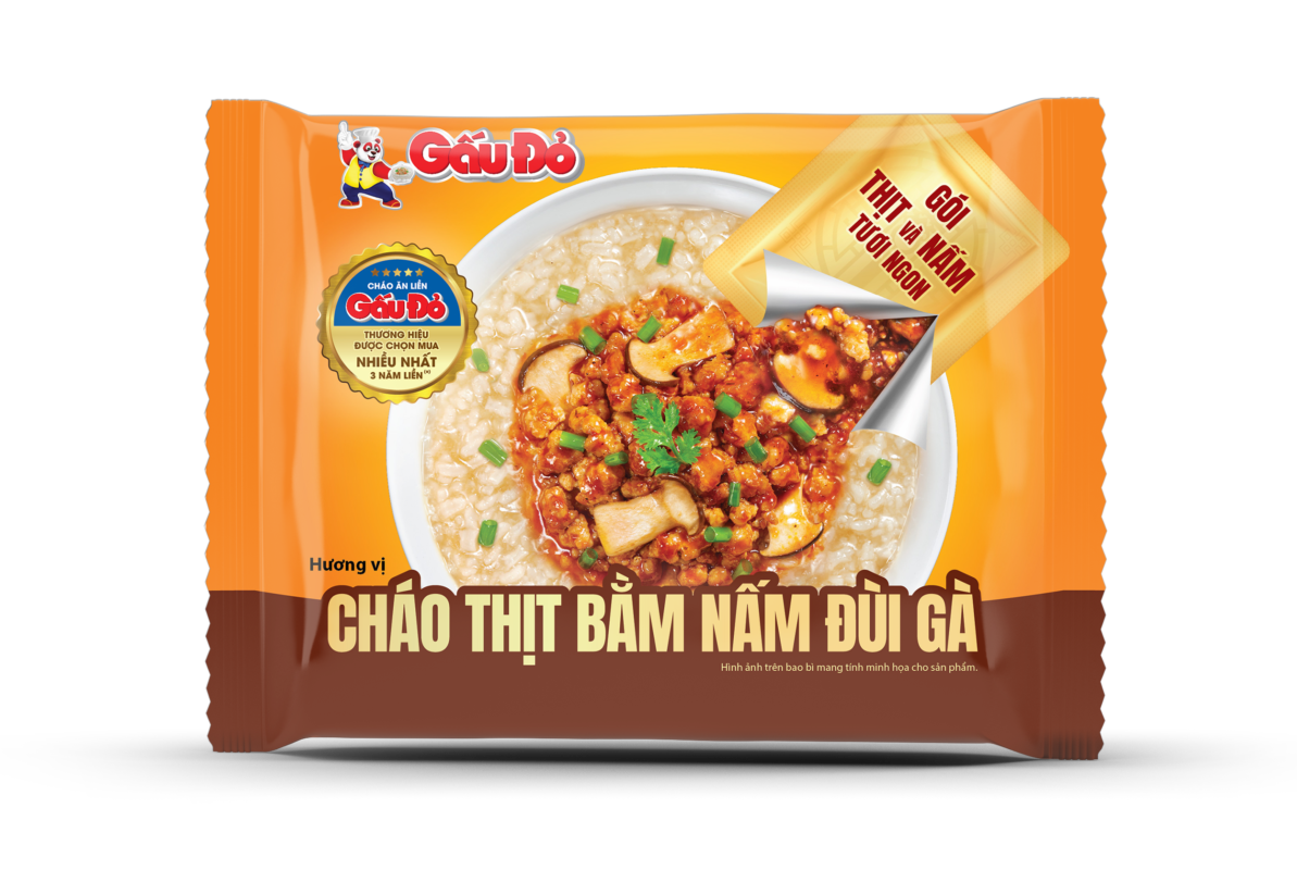 Red Bear Instant Porridge – With Separate Meat Package - Asiafoods ...